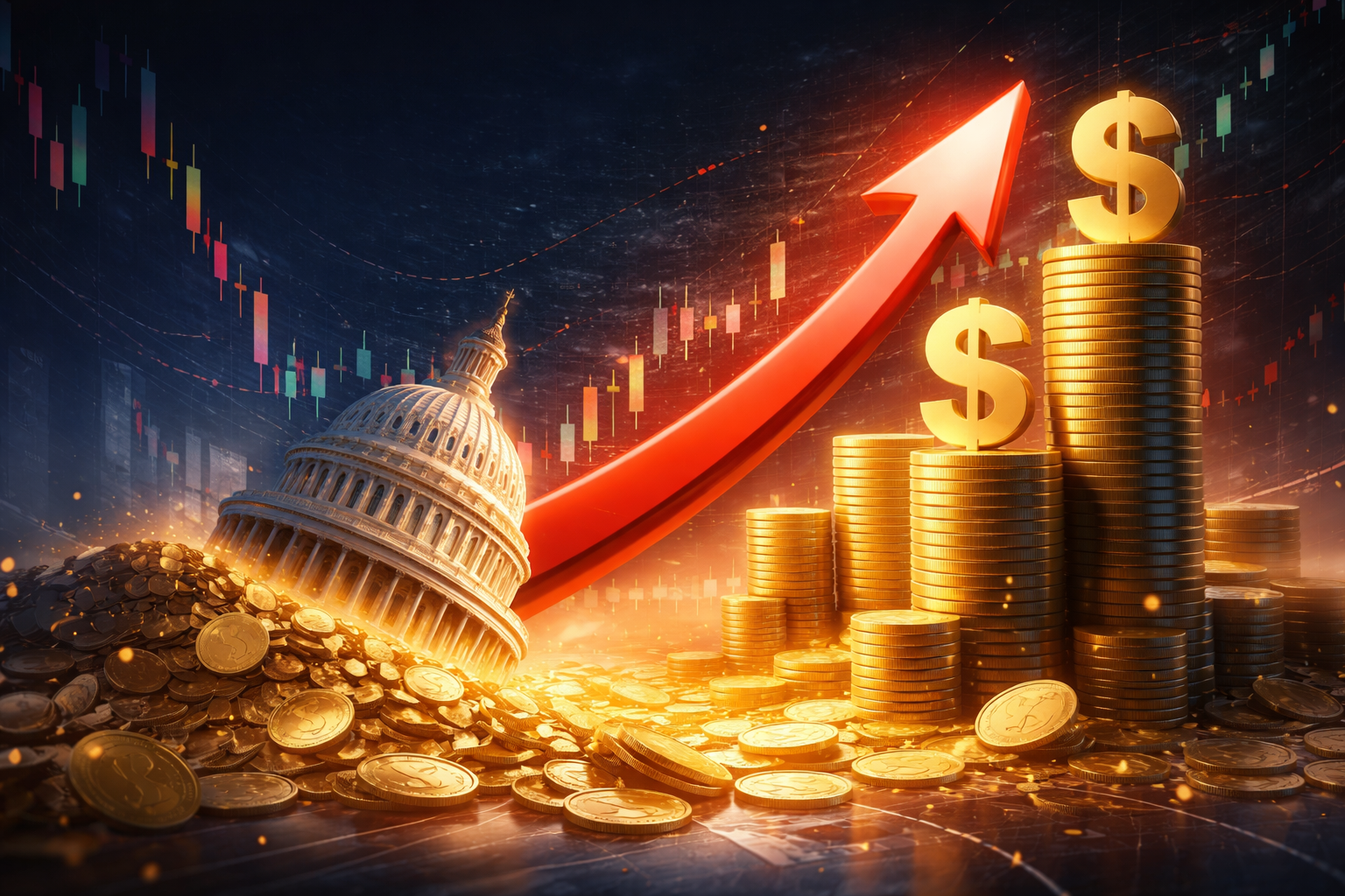 US Federal Interest Payments Surge to Record $1.47 Trillion Annualized ...